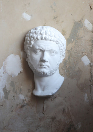 Roman Emperor Hadrian Plaster Wall Sculpture – Nicholas H Wood