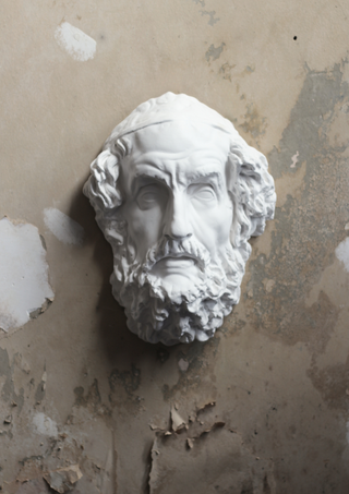 Mask of Homer Wall Sculpture – Nicholas H Wood