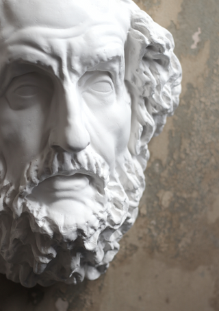 Mask of Homer Wall Sculpture – Nicholas H Wood